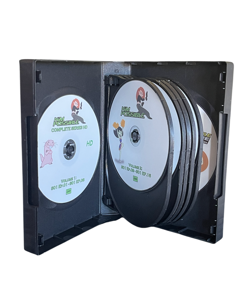 Kim Possible The Complete Series & Movies DVD – RetroAnimation